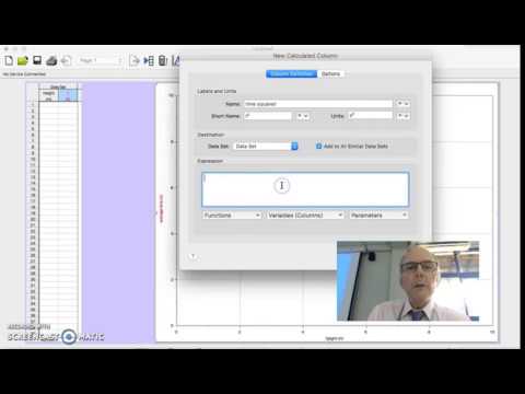 Calculated columns in Logger Pro