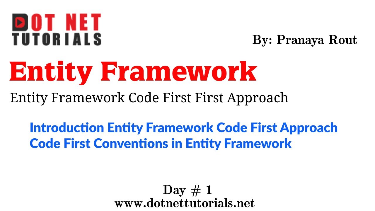 Entity Framework Code First Approach | Default Code-First Conventions in Entity Framework