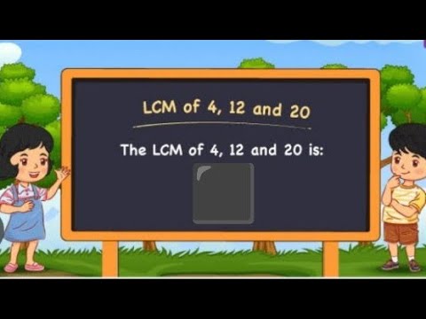 LCM of 4, 12 and 20|| Least Common Multiples|| how to find LCM of three numbers @Mathaholic2.O