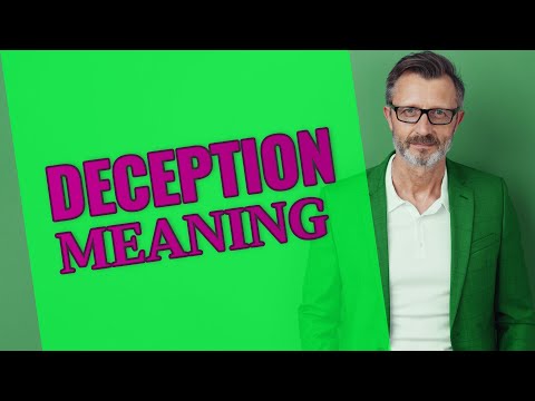 Deception | Meaning of deception 📖