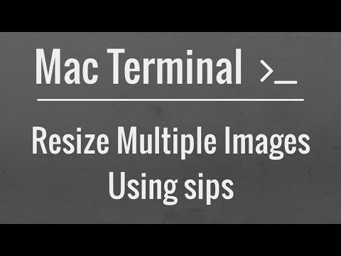Learn Easily Resize Multiple Images Using the Mac Terminal - Mind Luster