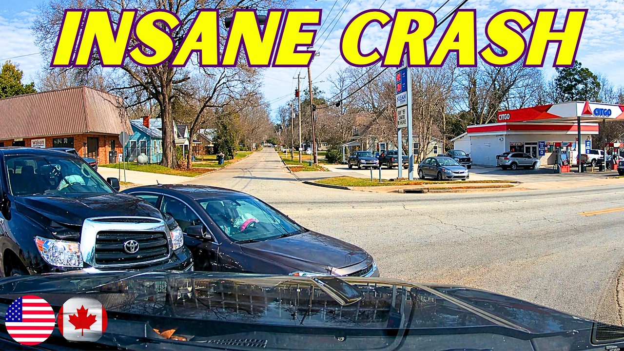 Insane Car Crashes Compilation | Best Of USA & Canada Accidents - Part 9