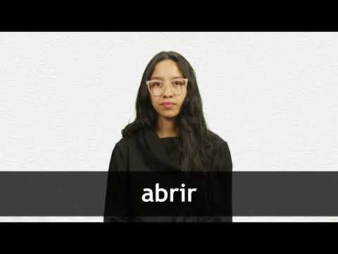English Translation of “ABRIR” | Collins Spanish-English Dictionary