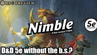 Introducing: Nimble 5e, a FAST, tactical, 5e compatible TTRPG & A ...