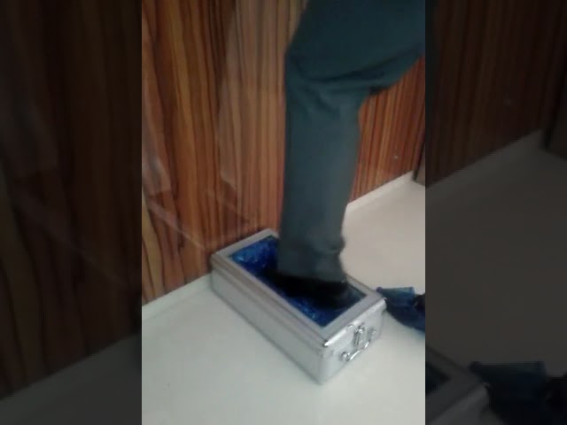 Automatic Shoe Cover Dispenser - Shoe Wrapper Machine Manufacturer from ...