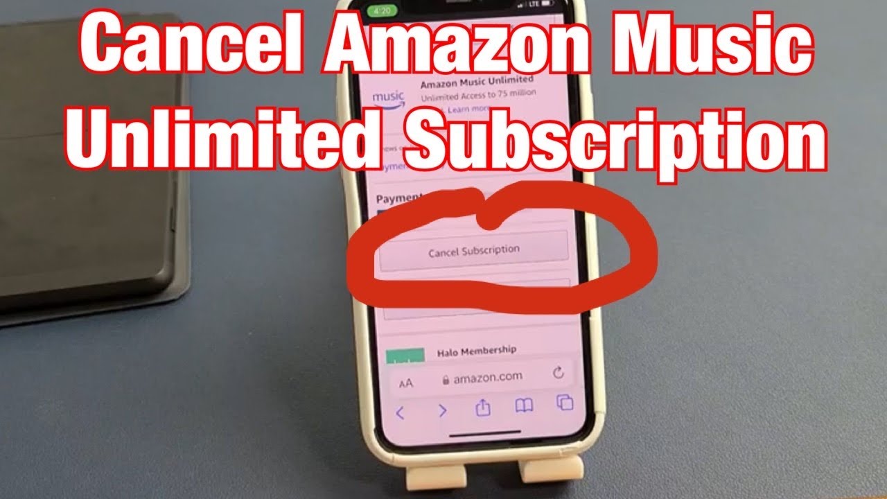How to Cancel Amazon Music Unlimited Subscription