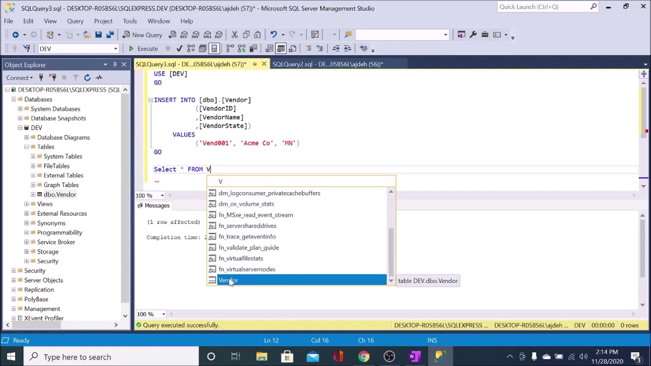 SQL Server: How to insert rows into a table