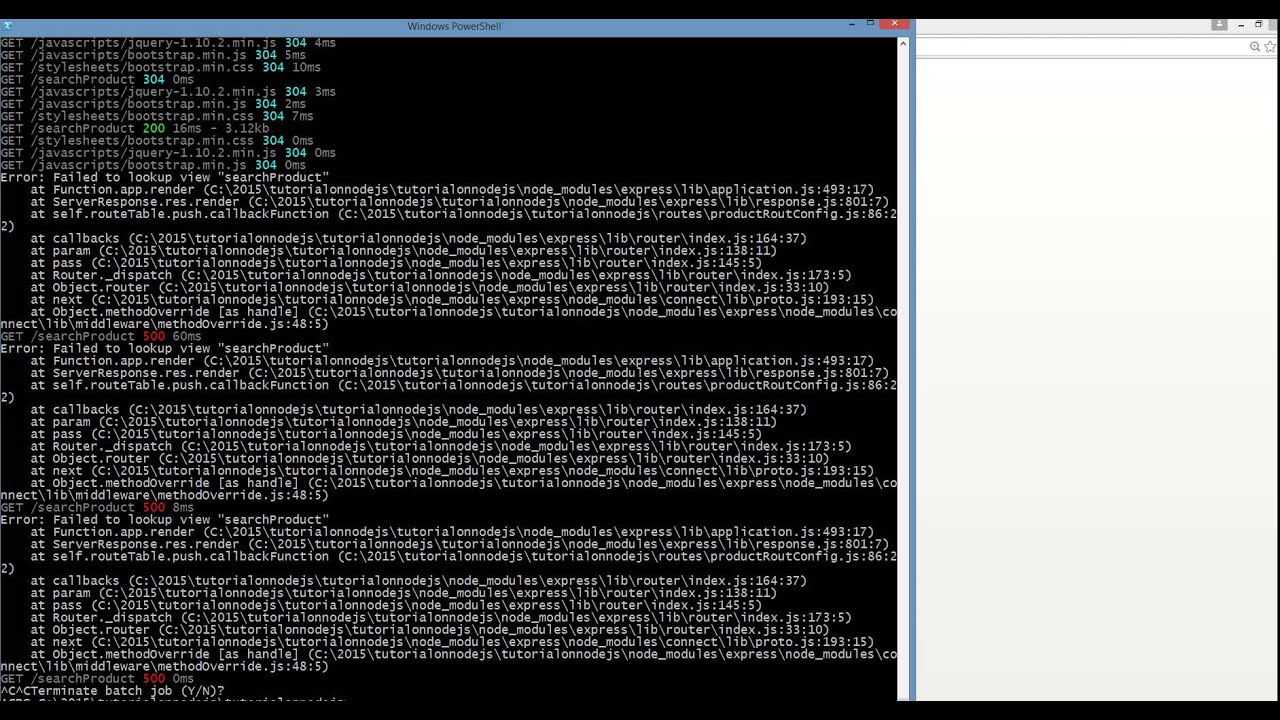 CRUD app with AngularJs, Node js, express js, Bootstrap, EJS, MySQL PART XVIII