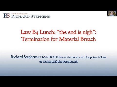What exactly is a "material" breach in English Law? How do you "remedy" a material breach?