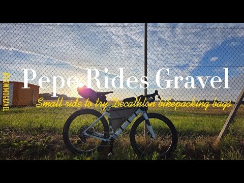 First impressions on Decathlon saddle bag and frame bag (Rockrider bikepacking bags)