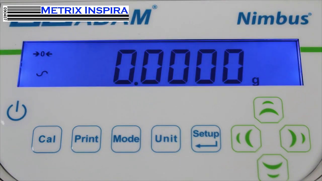 Nimbus Analytical & Precision Balance Tutorial