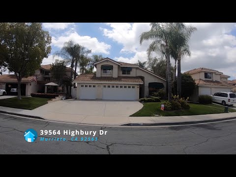 Rental Property in Murrieta: 39564 Highbury Dr by Property Management in Murrieta