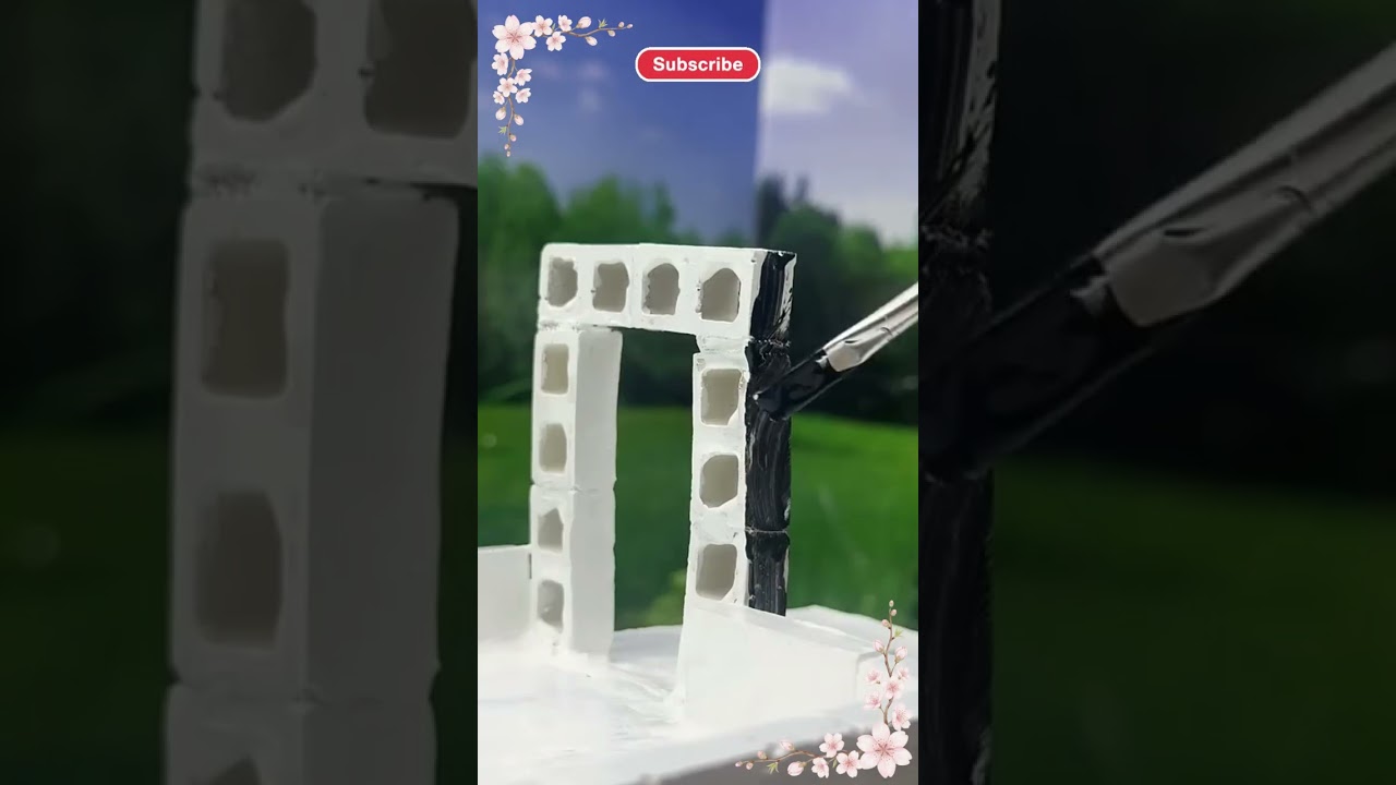 Watch this tiny house come to life brick by brick 🧱 #DIY