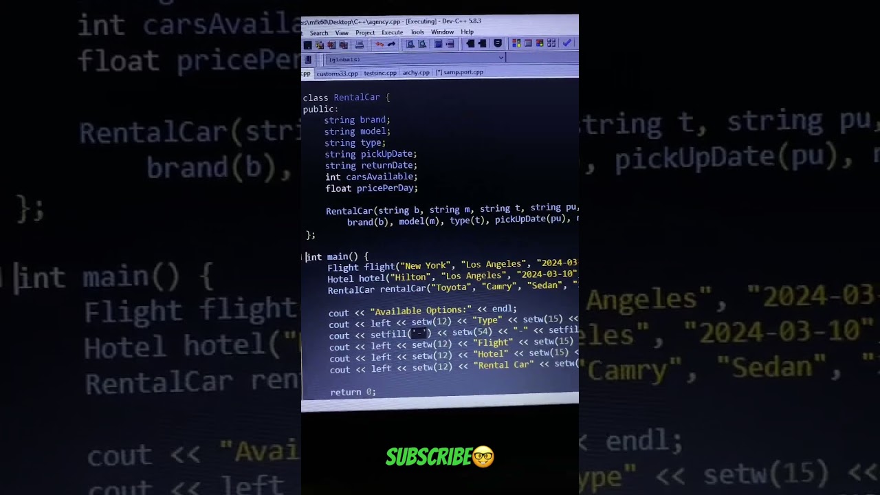 travelling in c++ IDE dev c++#cppprogramming #codingtime #codinglife