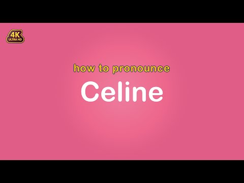 how to pronounce Celine 【Name】