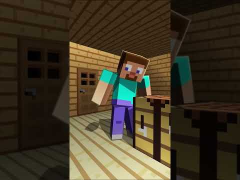 Baby Zombie 'Let me IN!' #Minecraft #Shorts #Animation 2