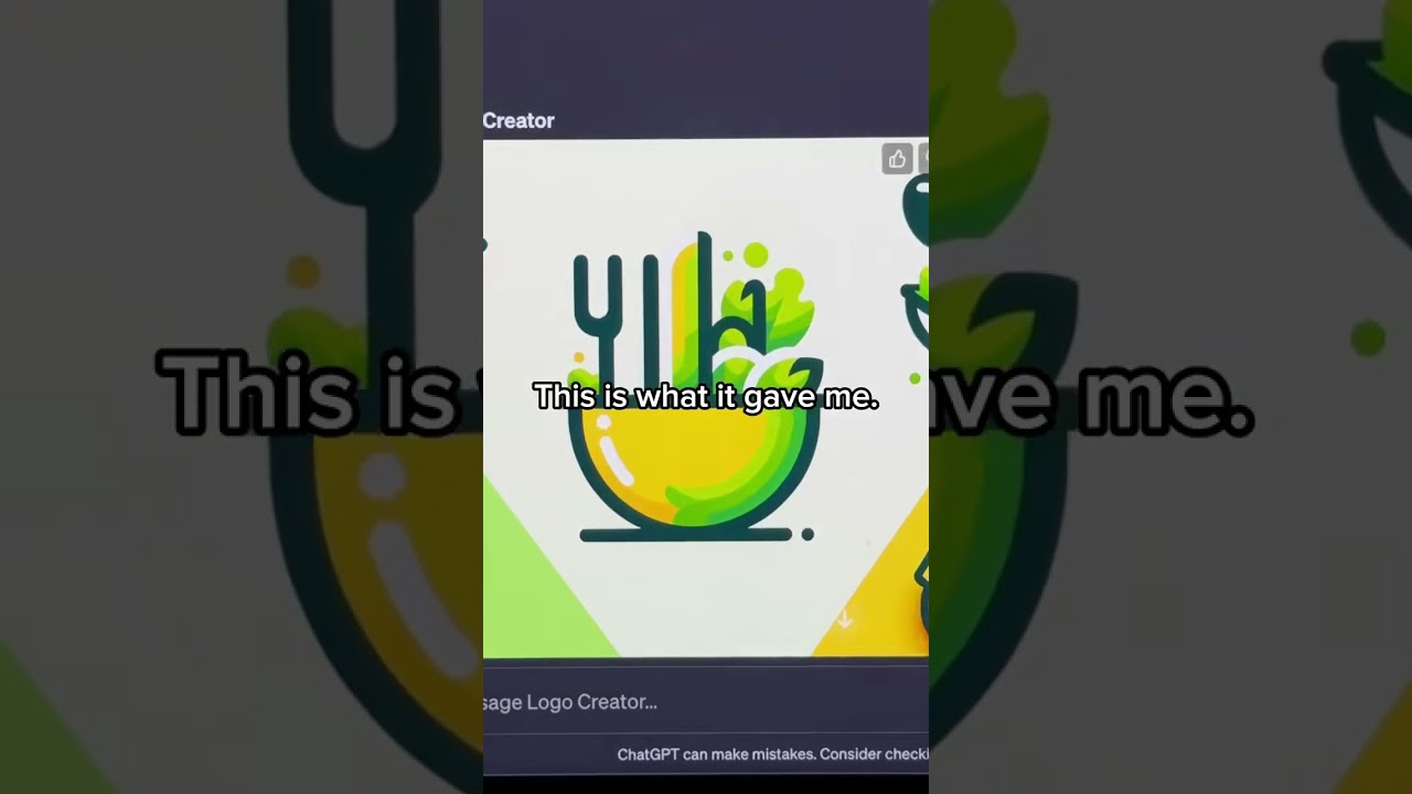 Trying the Logo Creator GPT from the GPT store