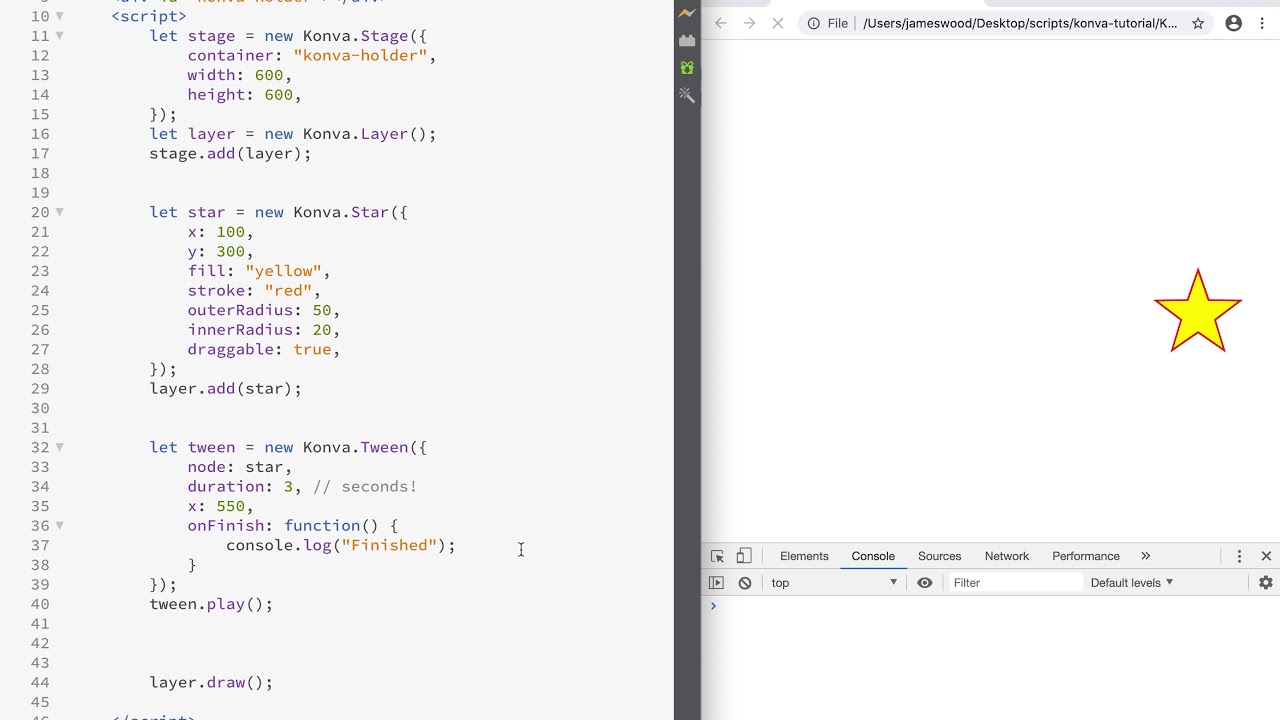 KonvaJS Tutorial, Part 4