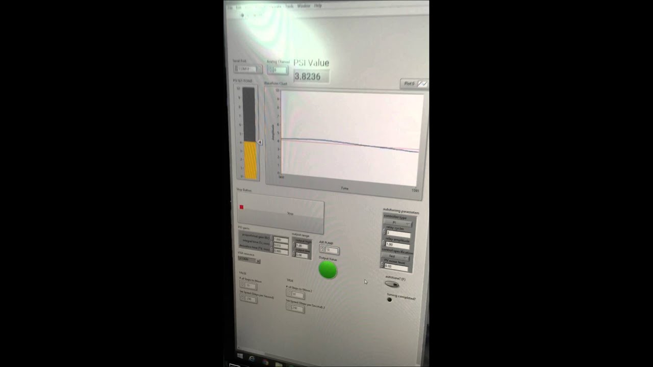 PID Pressure Regulator LabView