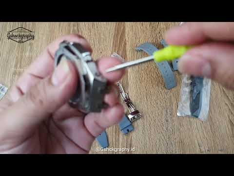 How to set band and bezel gshock ga2100 to bnb rubber steel gen 3