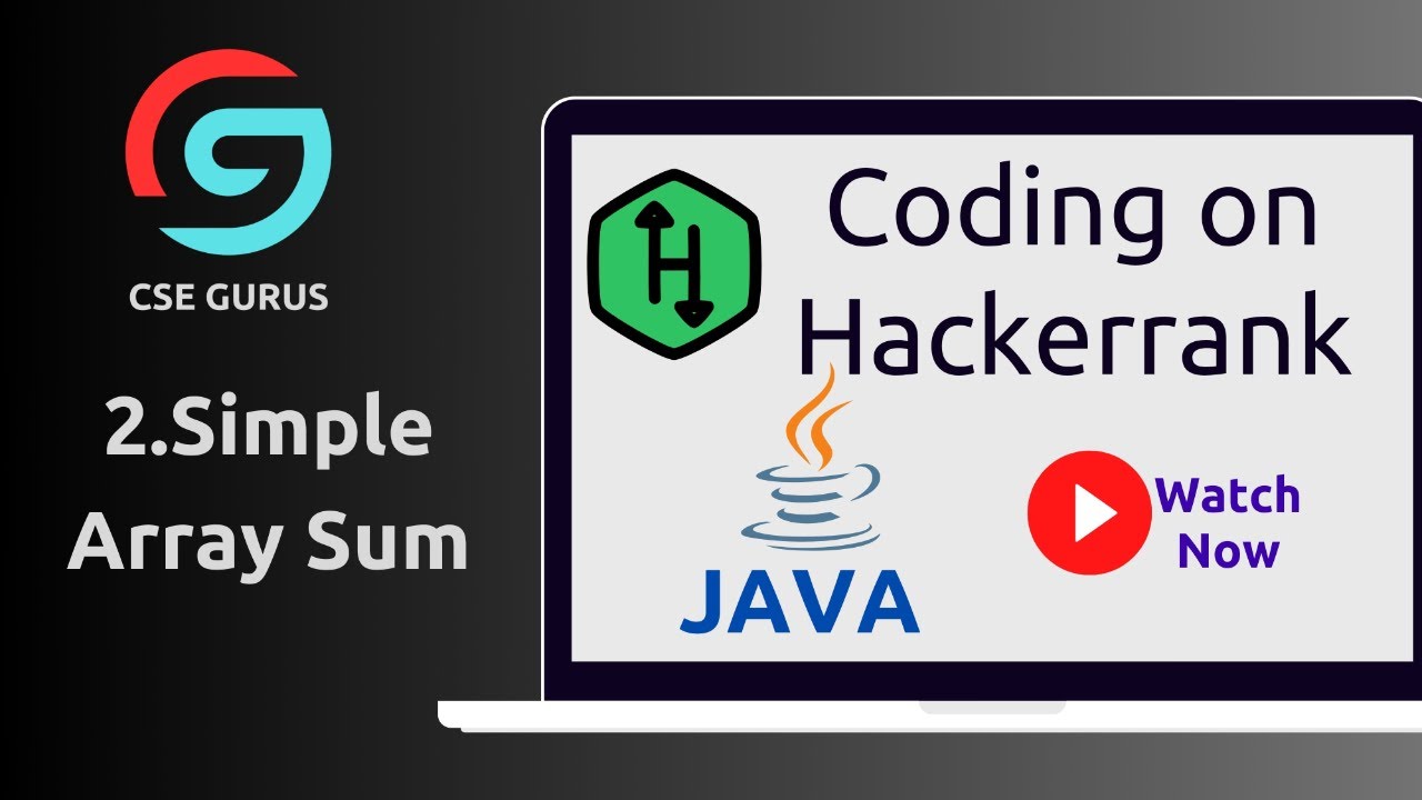 2.Simple array sum || Hackerrank || JAVA