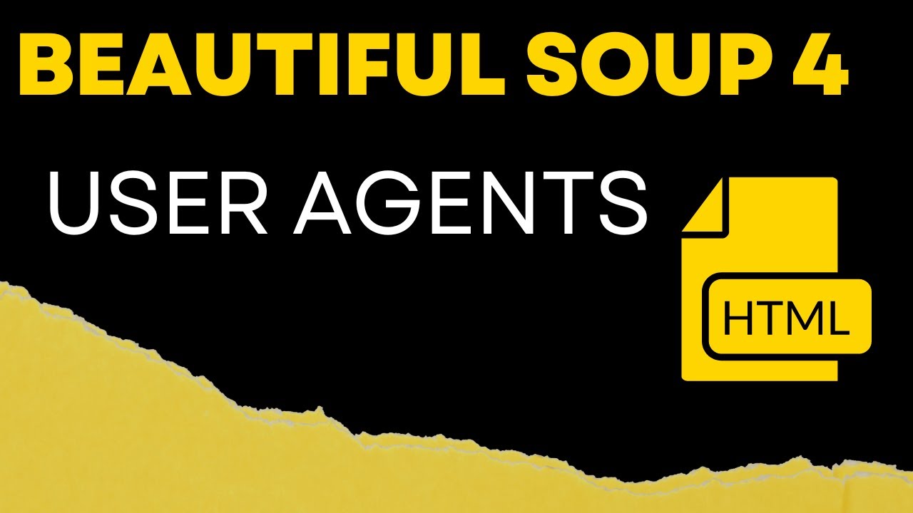 Changing User Agents in BeautifulSoup4