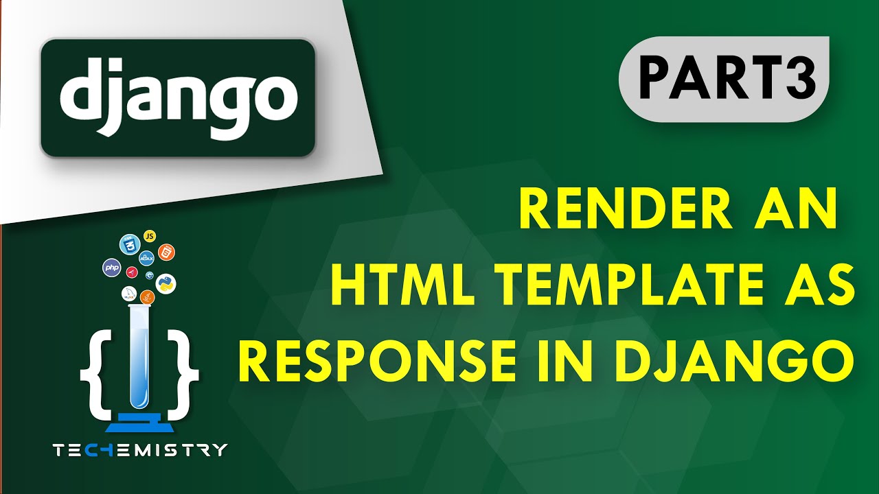 Render an HTML Template as Response | Django Framework | Python Django Tutorial for Beginners Part 3