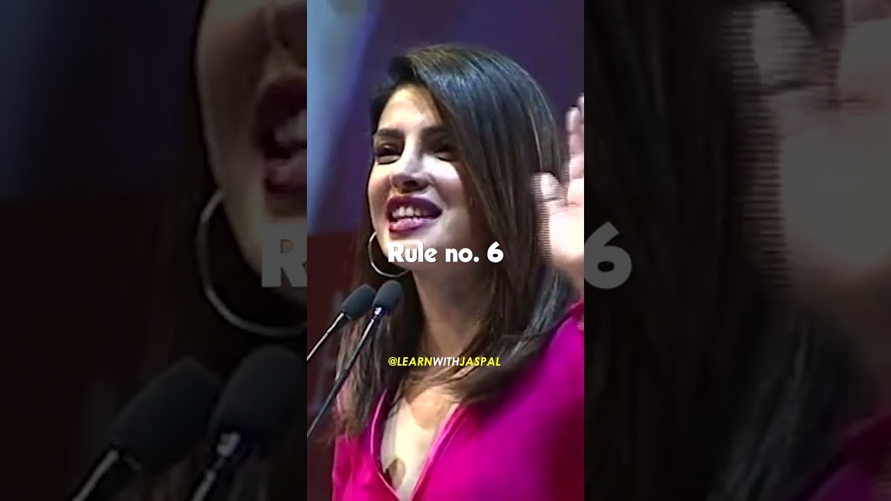 12 Rules to Become Your Best Self 🌟💪| Priyanka Chopra