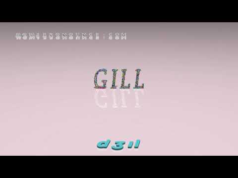gill - pronunciation + Examples in sentences and phrases