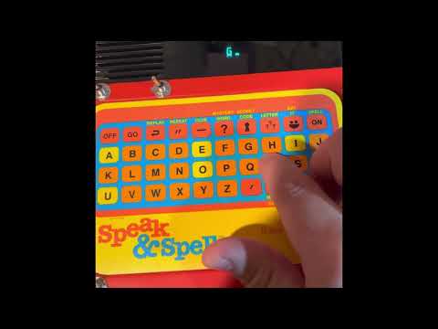 Texas Instruments Speak and Spell 80s Orange | Reverb