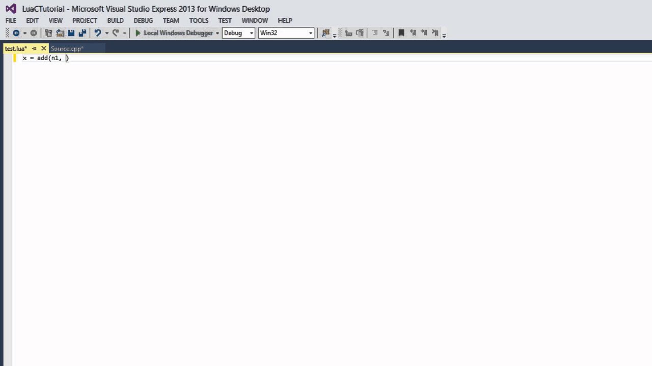Lua Tutorial 28: Calling C Functions From Lua