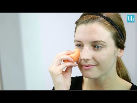 How-to: apply foundation with a sponge