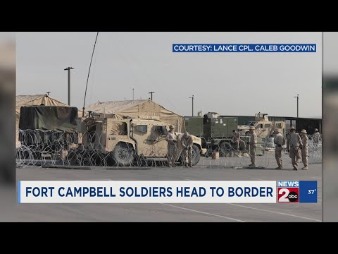 Fort Campbell soldiers sent to southern border