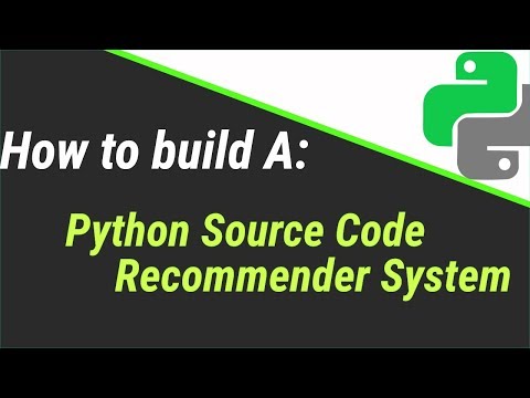 How to build Python Source Code Recommender System