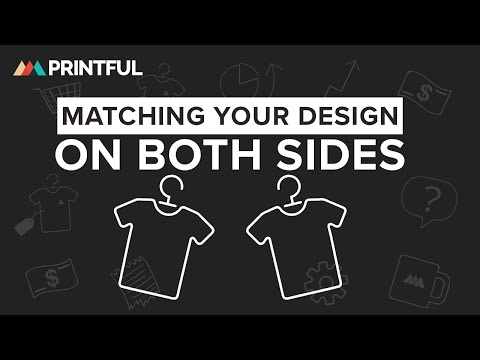 All-over clothing - matching your design on both sides - Printful Print on Demand