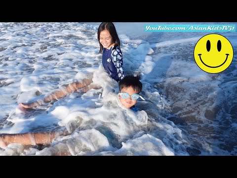 Fun Family Adventures with Hulyan and Maya: Children's Beach Playtime on November 26, 2023
