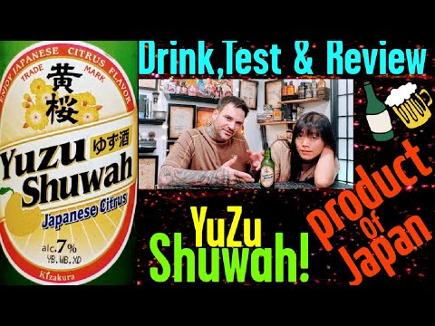 Japanese citrus Sake | Yuzu Shuwah | Drink,Test & review