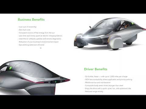 Aptera is an amazing fleet vehicle