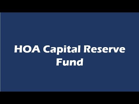 HOA Capital Reserve Fund