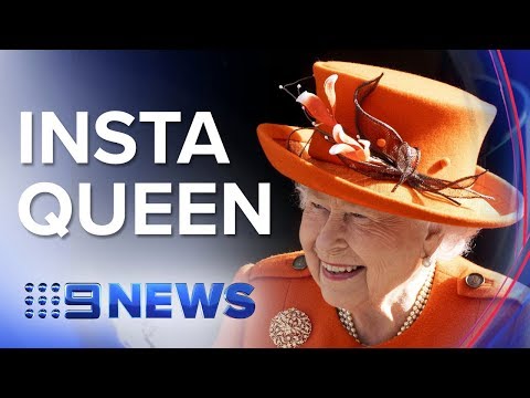 Queen Elizabeth posts on Instagram for the first time | Nine News Australia