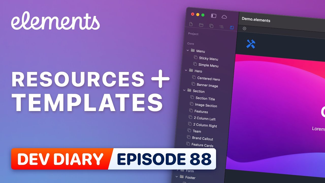 Dev Diary 88 - Resources & Templates