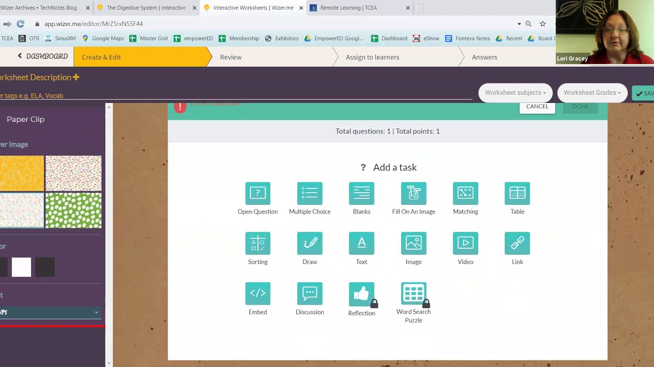Making Worksheets Interactive