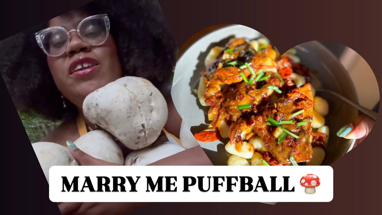 Marry Me Puffball 💍 - A Puffball Mushroom Recipe for When You Feel ✨fancy✨