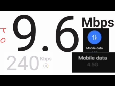 4.5G life hack! Kbs to Mbps!