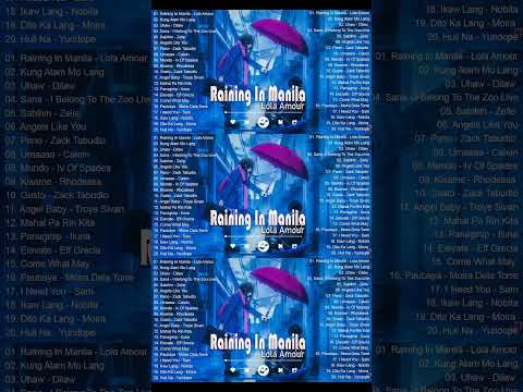Raining in Manila ~ Filipino OPM Acoustic Love Songs 2023 Playlist ~ New Tagalog Acoustic Songs Ever