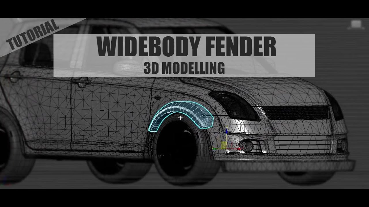 TUTORIAL- Simple Widebody Fender Modelling | 3DS Max