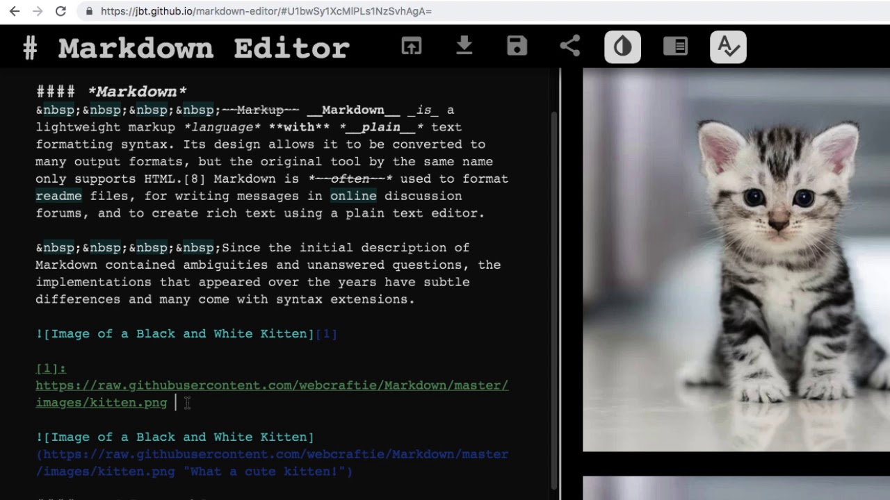GitHub Pages: Images by Reference