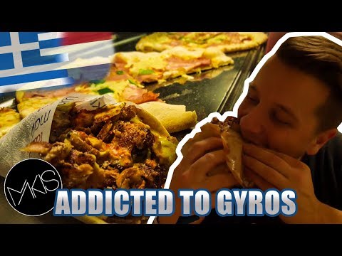 BEST PIZZA GYROS IN MY LIFE! | Makis Volos - Vlog 333
