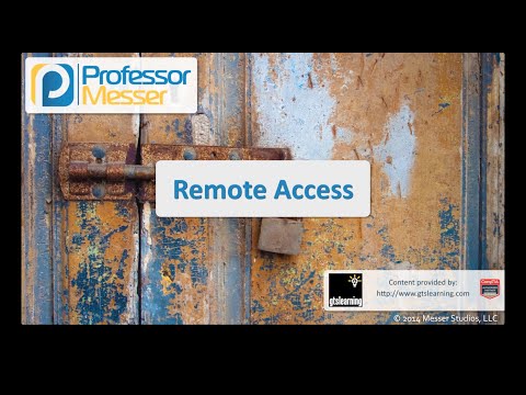 Remote Access - CompTIA Security+ SY0-401: 1.3