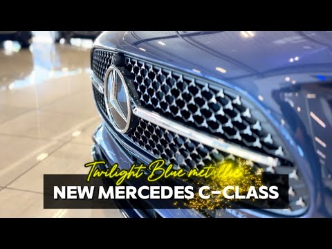 2025 MERCEDES C300 Sedan 🚙 Twilight Blue metallic paint! #mercedes #luxurycars #c300